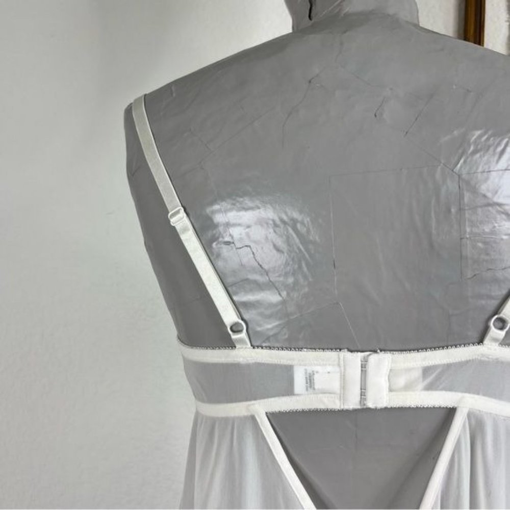 Frederick's Of Hollywood Sheer Underwire Lace Chemise… - Gem